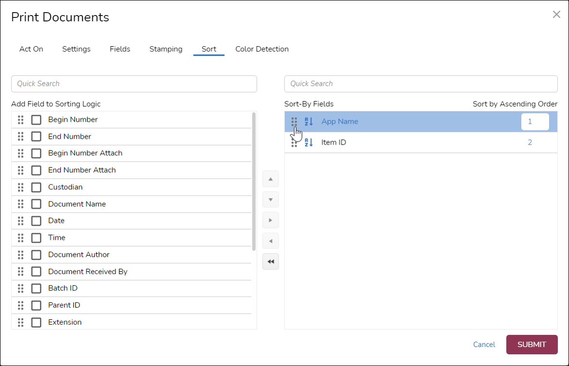 Print a Set of Documents